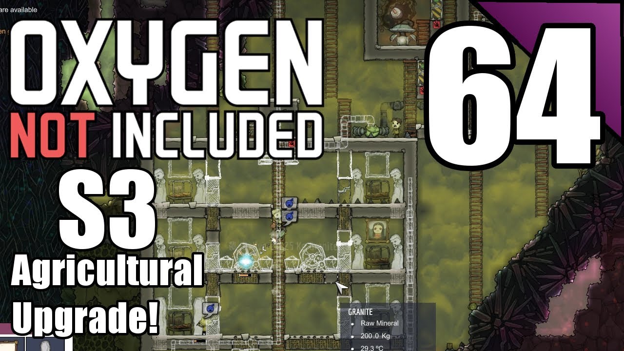 Oxygen Not Included (S3) 64: Volcano Hotel! Let's Play ONI Agricultural ...