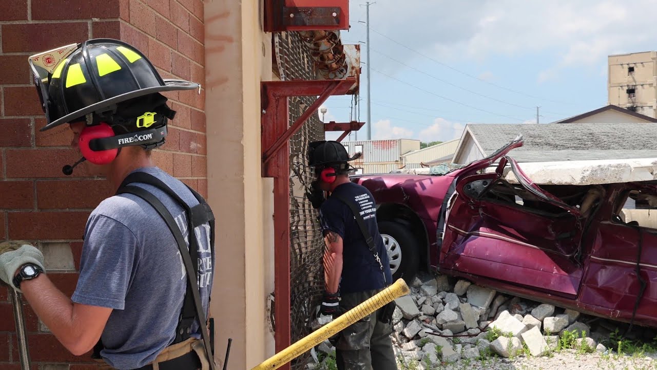 Firefighter Search and Rescue Drill with the Firecom Portable System ...