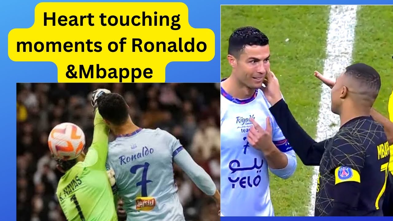 Ronaldo & Mbappe shared a heart felt moment | - YouTube