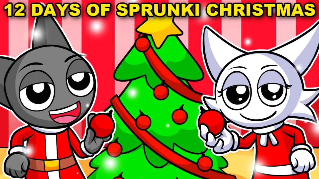 12 Days Of Sprunki Christmas Song Animated Music Video - YouTube