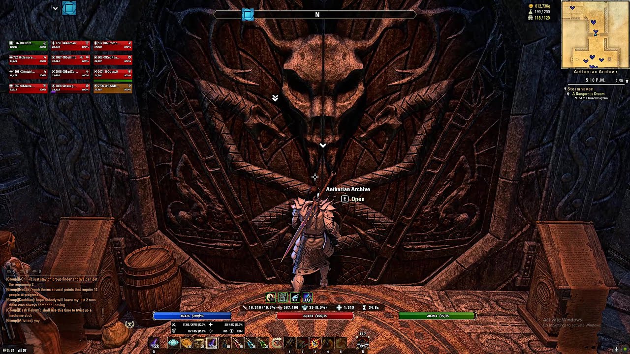 Elder Scrolls Online Aetherian Archive trial run - YouTube