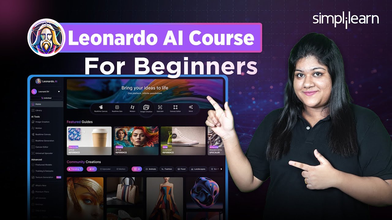 Leonardo AI Tutorial For Beginners | Leonardo AI Full Guide | How To ...