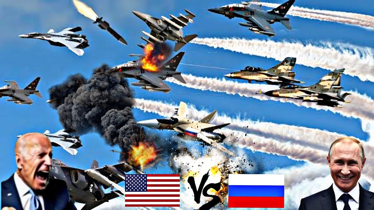 Latest! First air battle over Kursk! Russian MIG-30s shoot down 10 US F ...