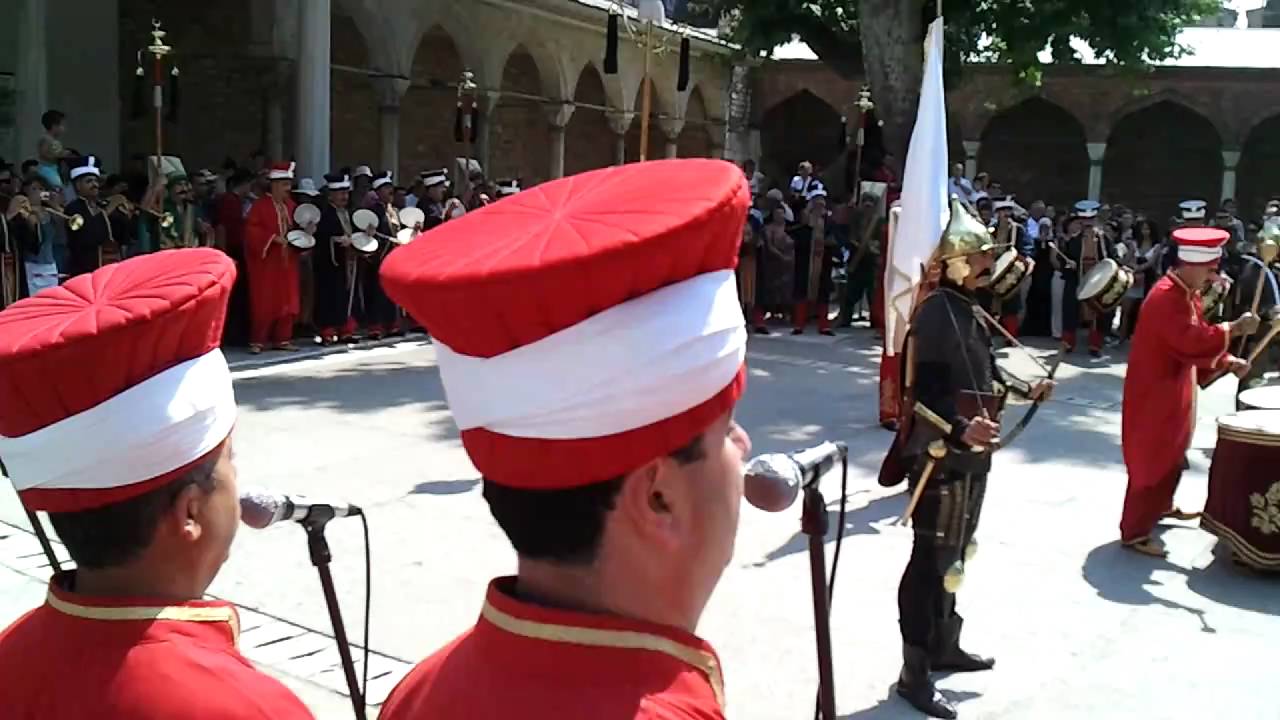 Mehter Takimi Topkapi Istanbul Turkey 2010 Mehter Marsi 720p HD video ...