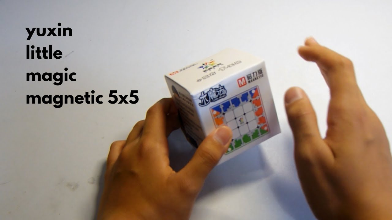 YuXin Little Magic Magnetic 5x5 Unboxing! | speedcube.com.au - YouTube