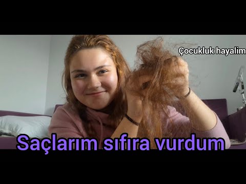 SAÇIMI SIFIRA VURDUM(gerçekten)