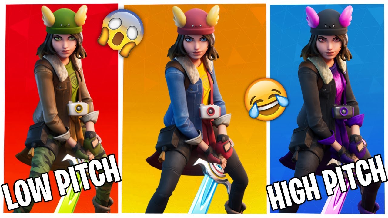 All Skye Voices/Voicelines in High-Pitched and Low-Pitched | Fortnite ...