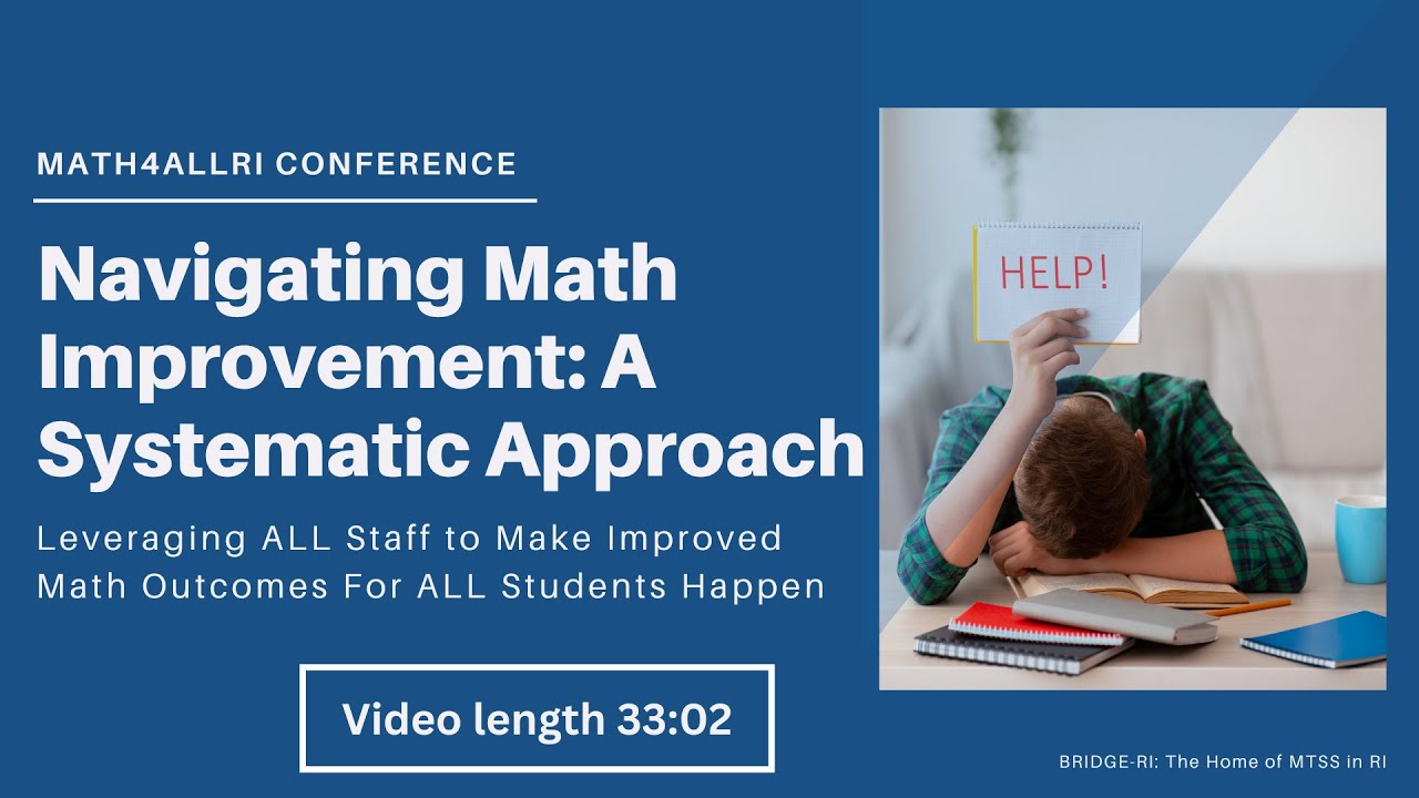 Math4All Conference: Navigating Math School Improvement - YouTube