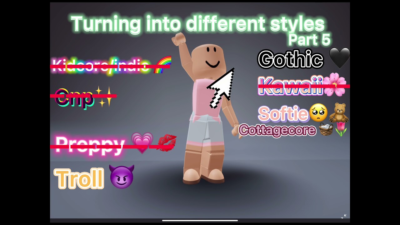 💖Turning Into Different Styles💖 (part-5)~Roblox Trend 2021 ...