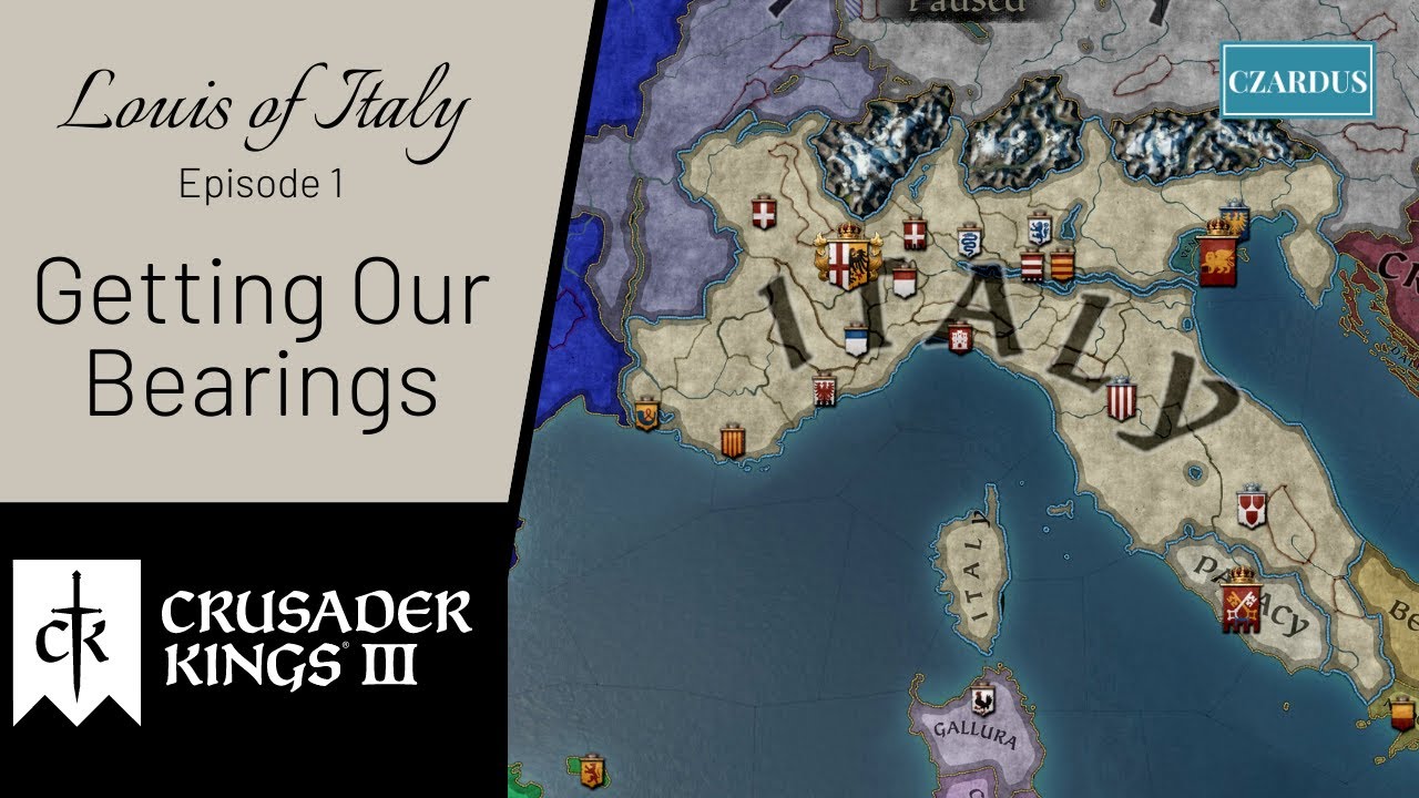 Louis II of Italy EP1 - Getting Our Bearings - Let's Play Crusader ...