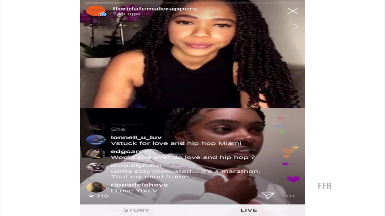 Florida Female Rappers Live interview with V-stuck - YouTube