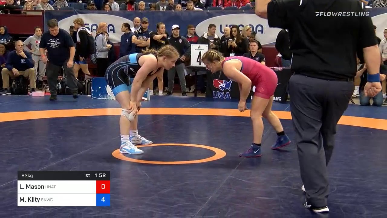 62 Kg Prelims Lauren Mason Unattached Vs Macey Kilty Sunkist Kids ...