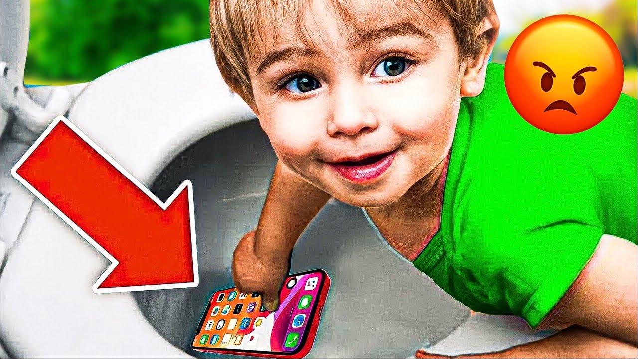 cringey kid DESTROYS MY PHONE - YouTube