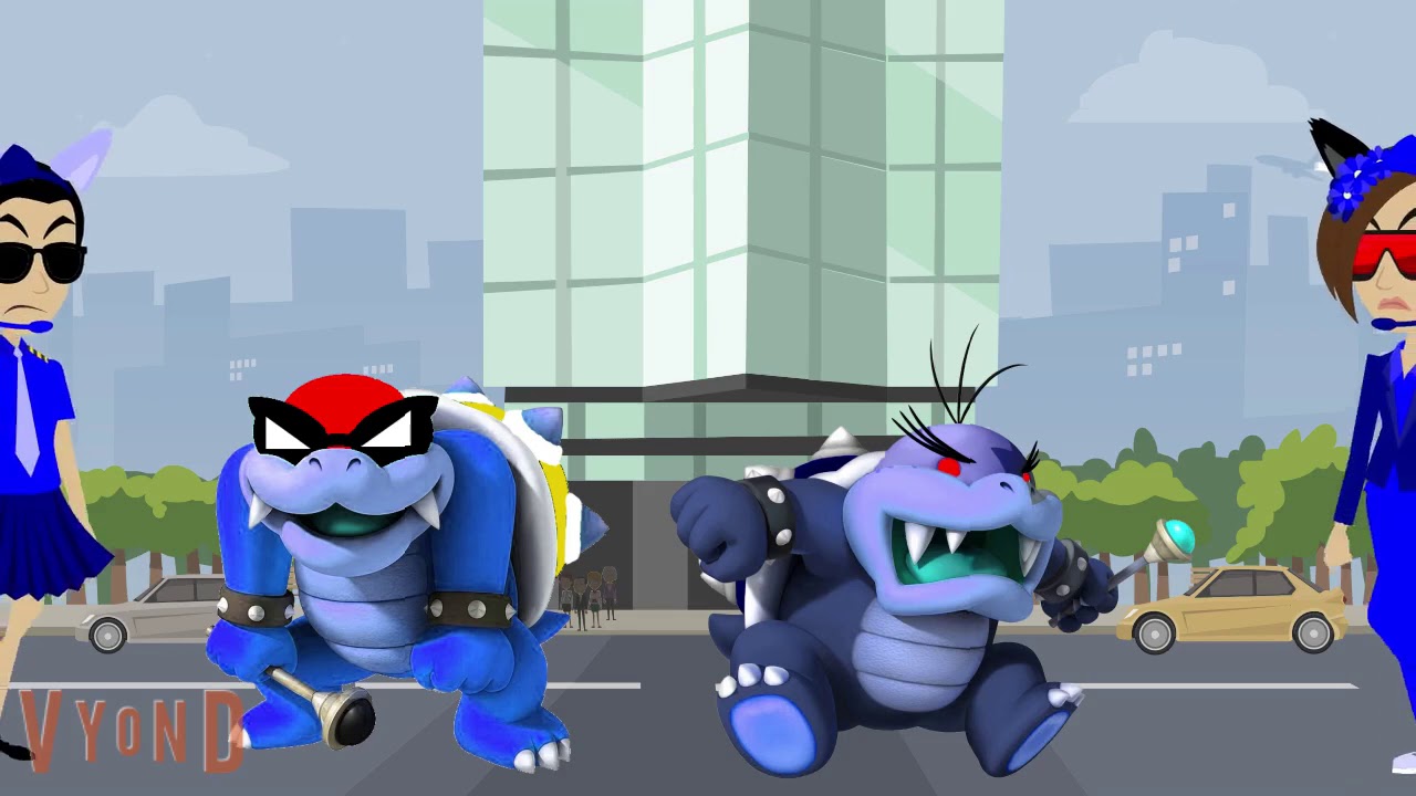 Dark Roy Koopa And Dark Morton Koopa Jr. Gets Kicked Out Of The Mall ...