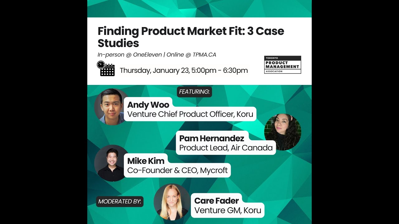 Finding Product-Market Fit: 3 Case Studies - YouTube