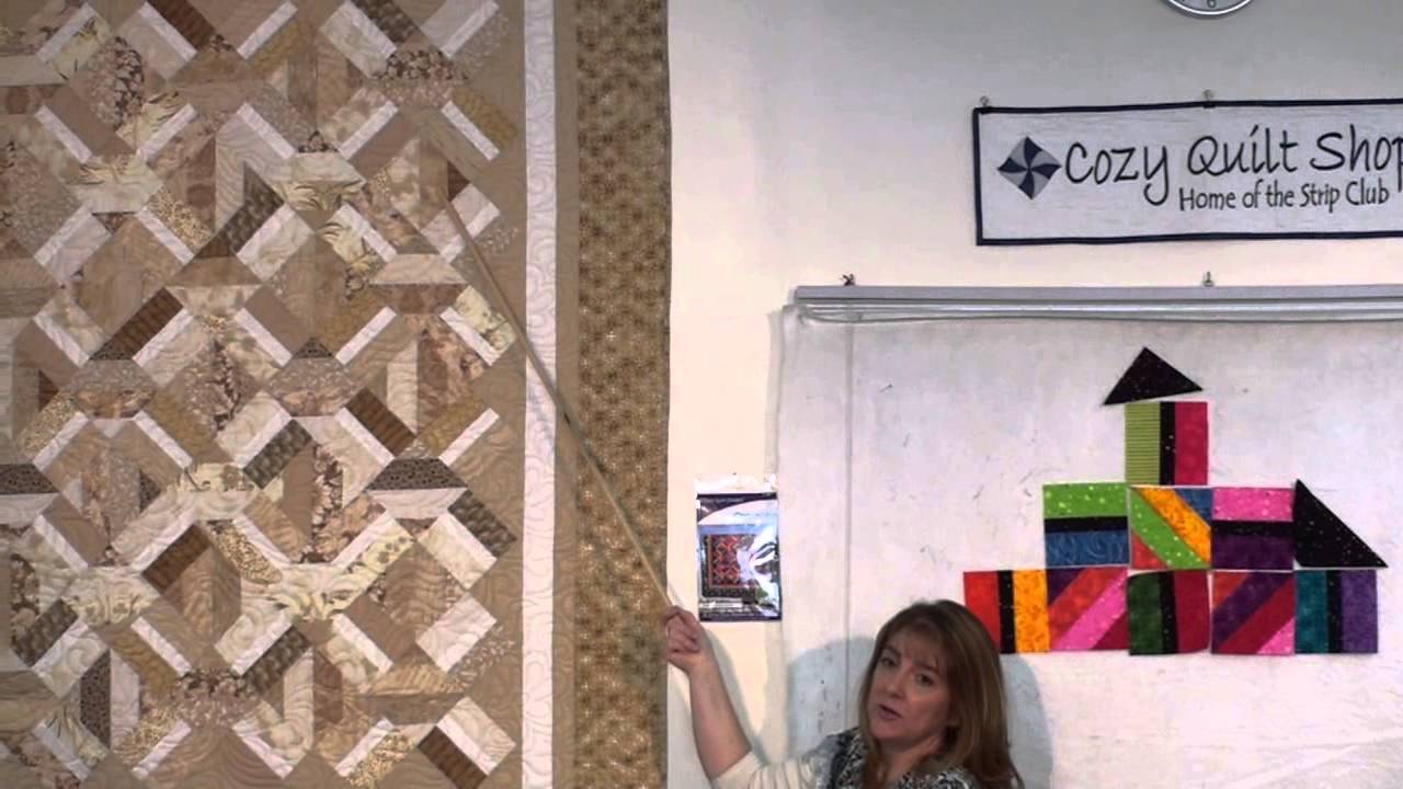 Shortline - Strip Pattern by Cozy Quilt Designs - YouTube