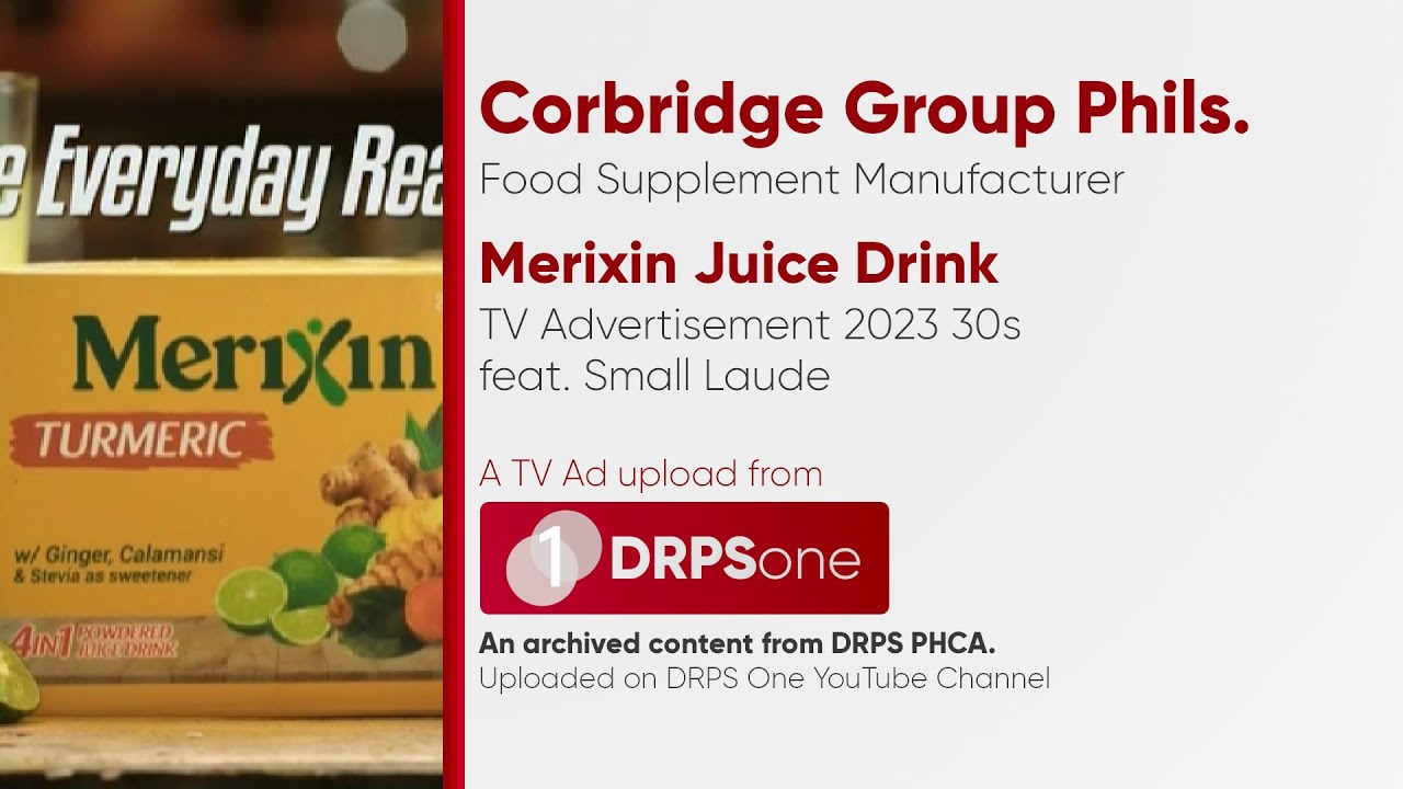 Merixin Juice Drink TV Ad 2023 30s with Small Laude - YouTube