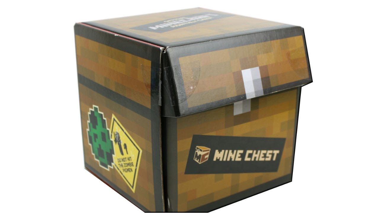 Minechest November 2016 Creeper Minecraft Subscription Box Unboxing ...