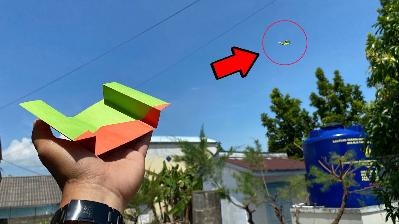 How to make a paper airplane WING GLIDER origami - YouTube