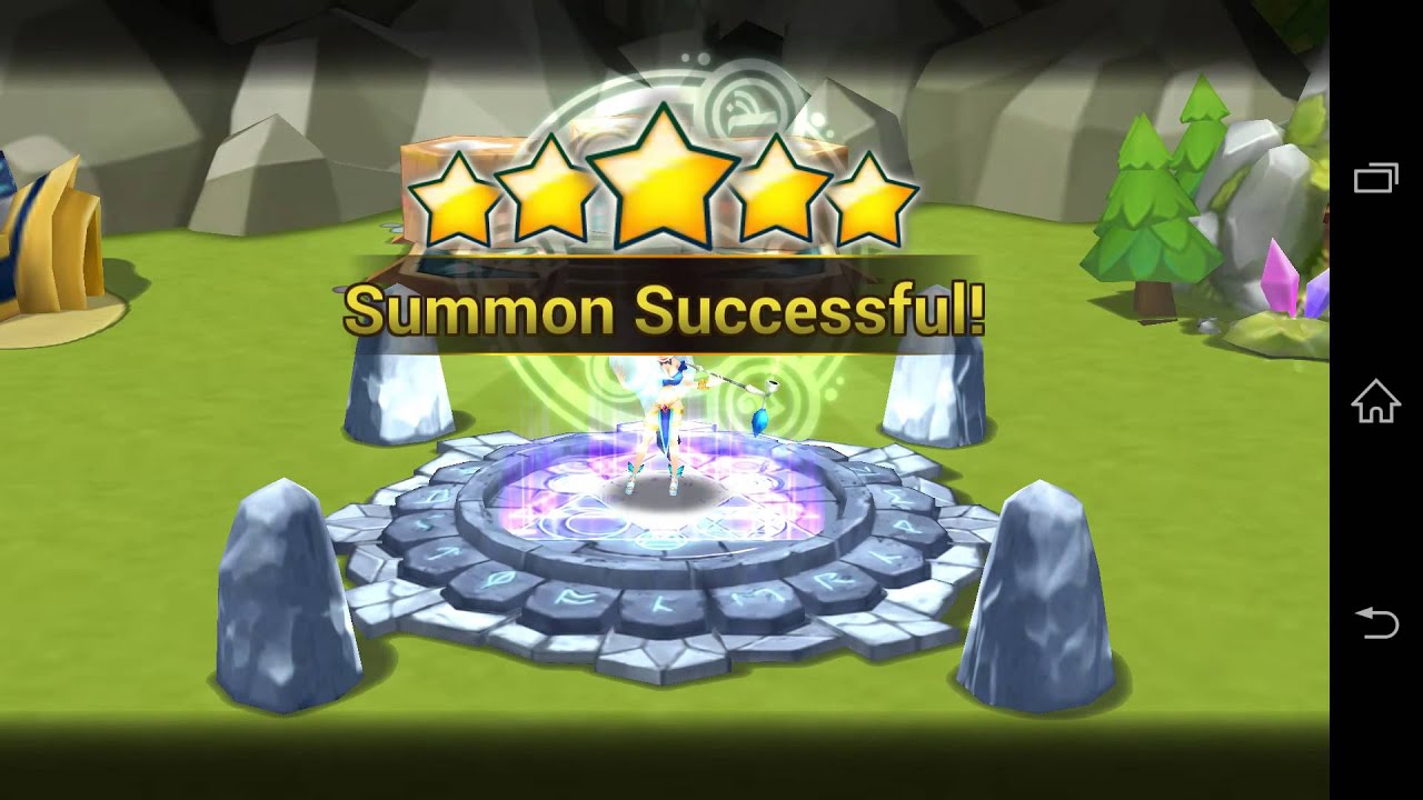 Summoners War - Natural 5 Star Summon!! LS + 27 MS - YouTube
