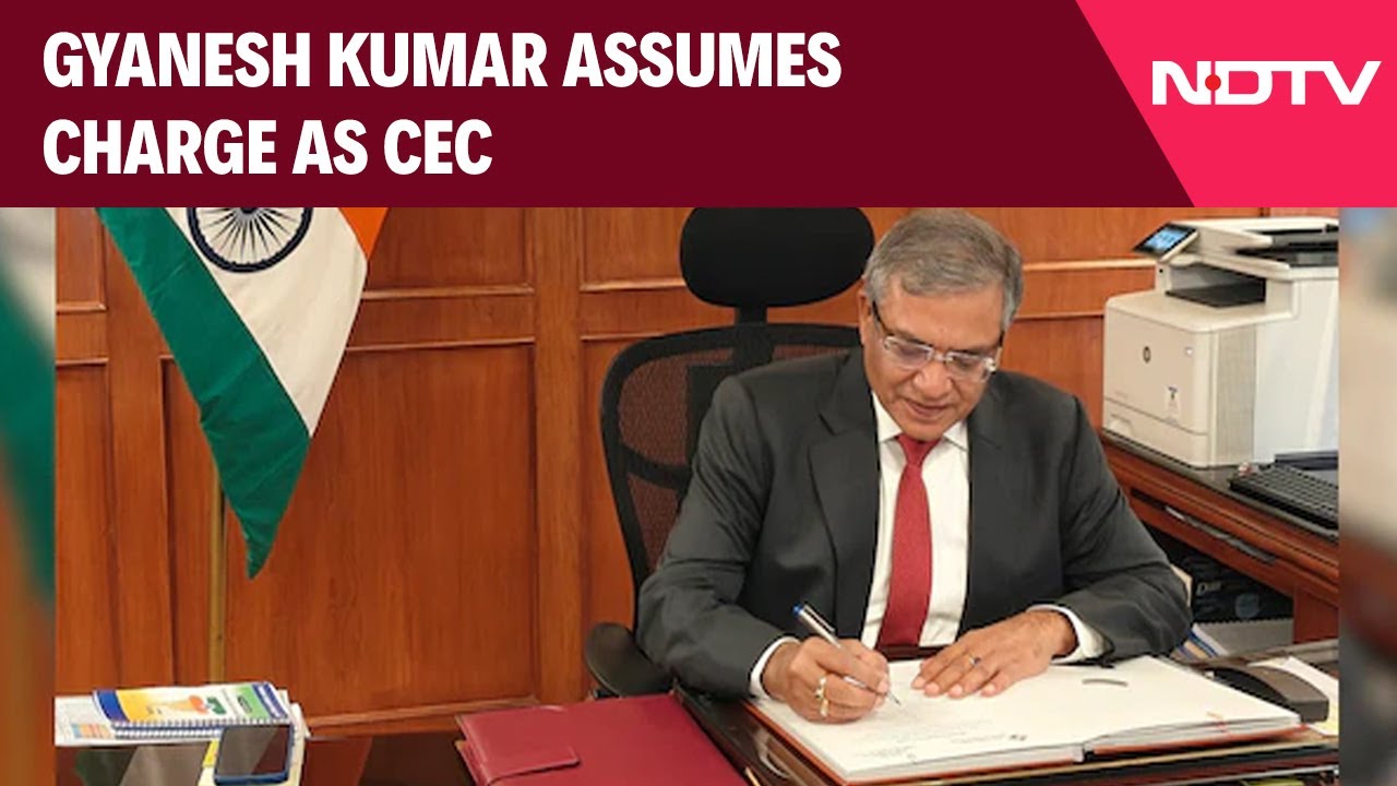 Gyanesh Kumar CEC | Gyanesh Kumar Takes Charge As Chief Election ...