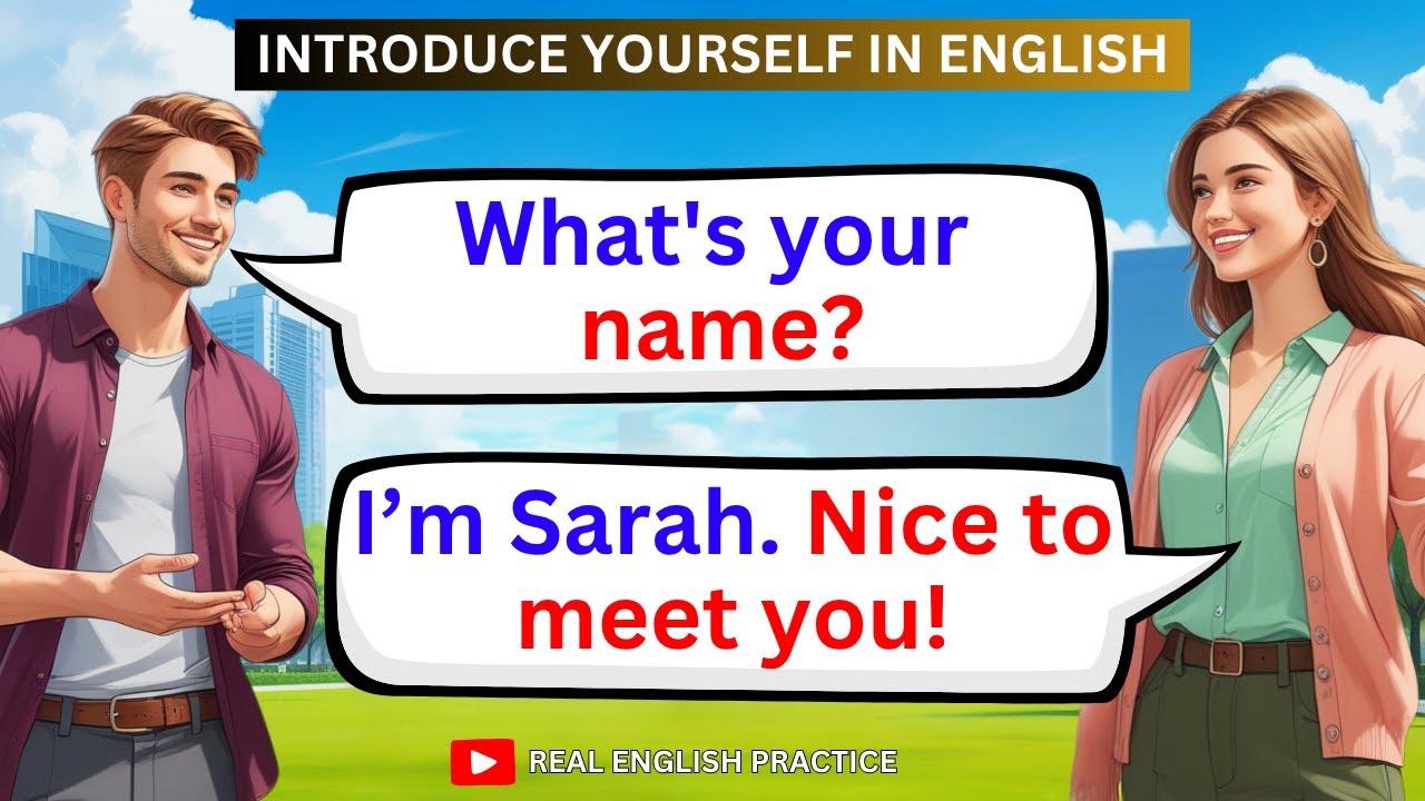 Introduce Yourself in English | English Speaking Practice | English ...