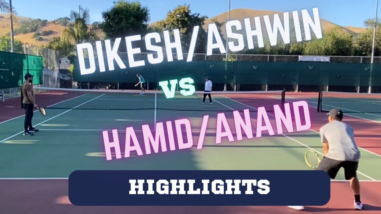 Highlights | Dikesh/Ashwin Vs Hamid/Anand | Doubles Tennis | #usta #tennis - YouTube