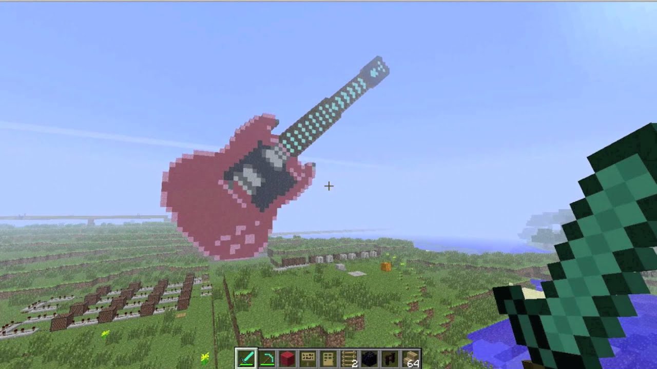 GIBSON SG GUITAR LOOKOUT TOWER - MINECRAFT - YouTube