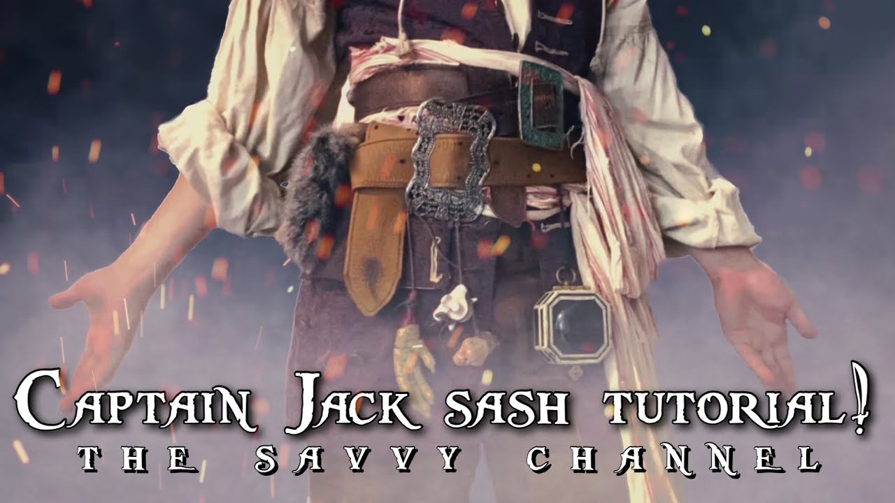 How To: Tie Captain Jack Sparrow’s Sash - YouTube