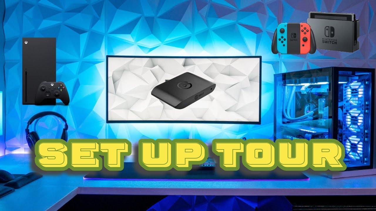 My YouTube Setup Tour + How I Record & Edit Gaming Videos - YouTube