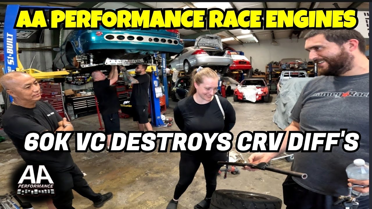 60K VC KEEPS EXPLODING CRV DIFF TIME FOR UPGRADES // AA PERFORMANCE RACE ENGINES - YouTube