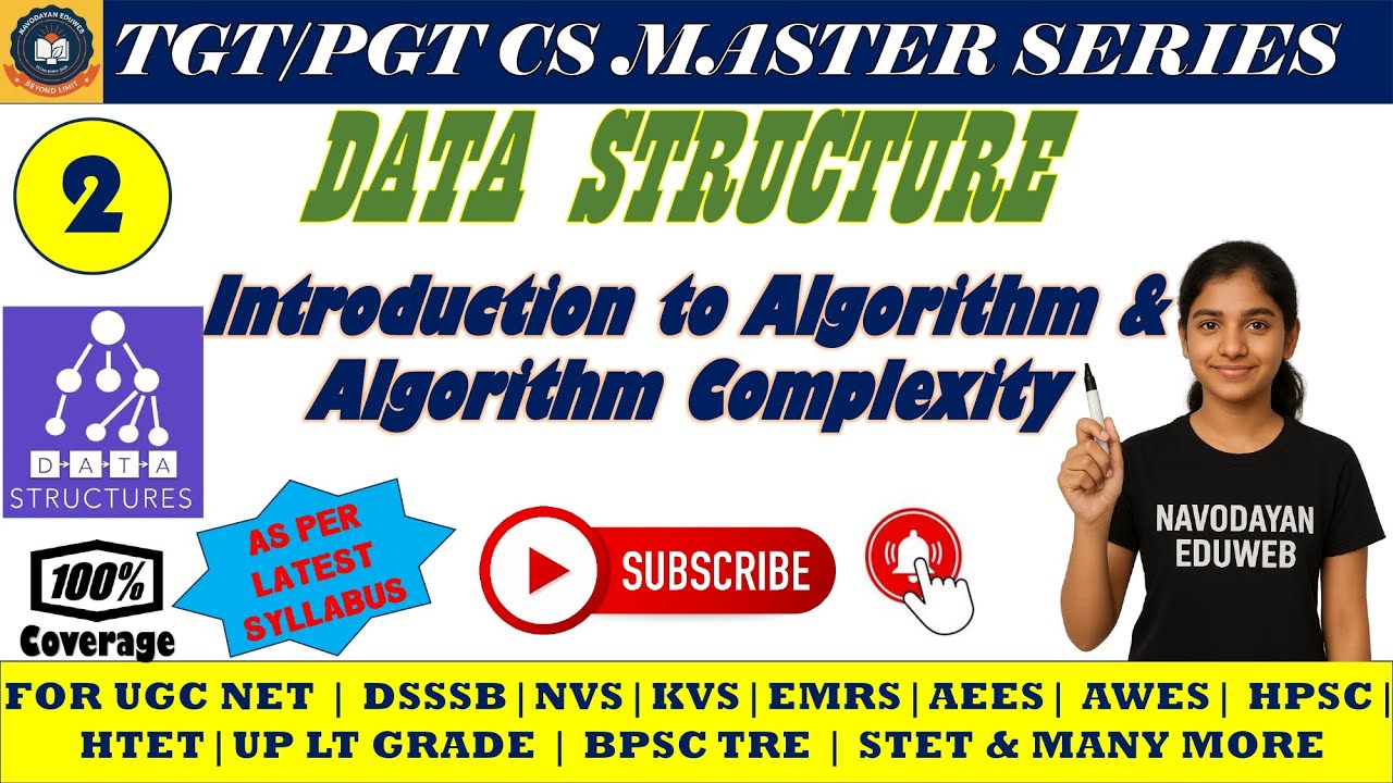 Data Structure || 2 : Algorithm & Algorithm Complexity | Big O, Ω, Θ ...