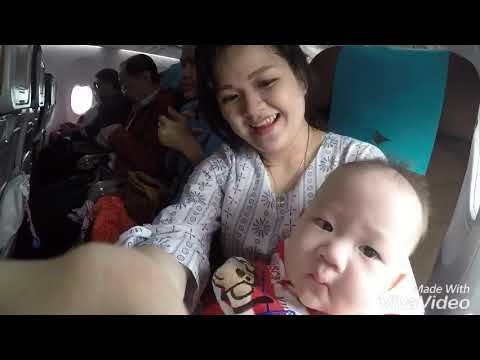 Baby Edgar First Flights with Garuda Indonesia - YouTube