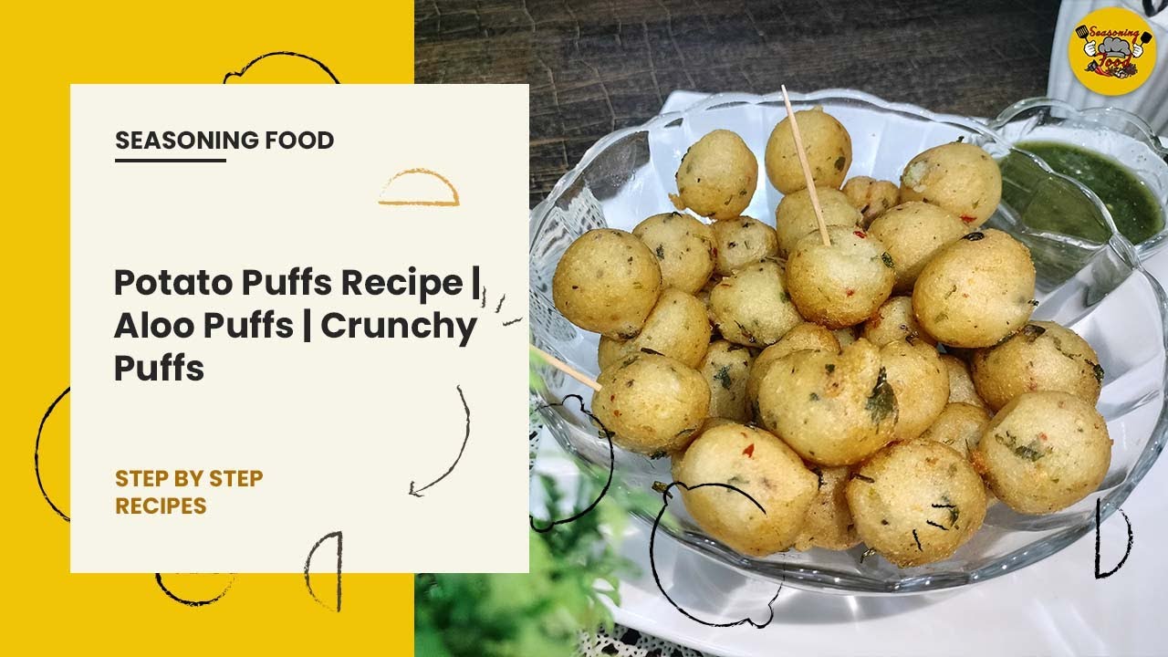 Deliciously Crunchy Potato Puffs | Potato Puffs Recipe | Aloo Puff ...