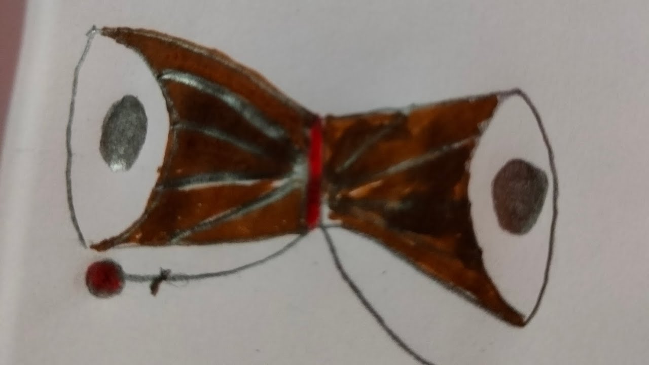 Damru Easy Drawing//How to Draw a Damru - YouTube