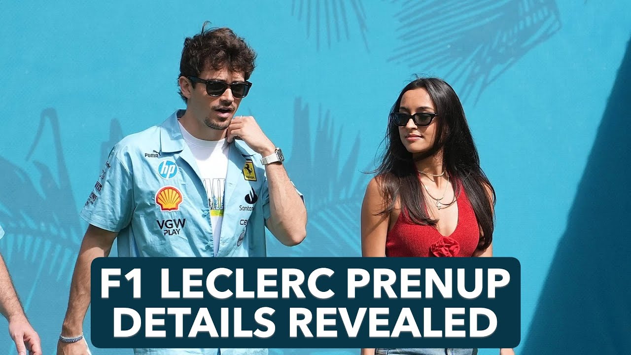F1 Driver LeClerc & St Mleux Prenuptial Details Revealed - YouTube