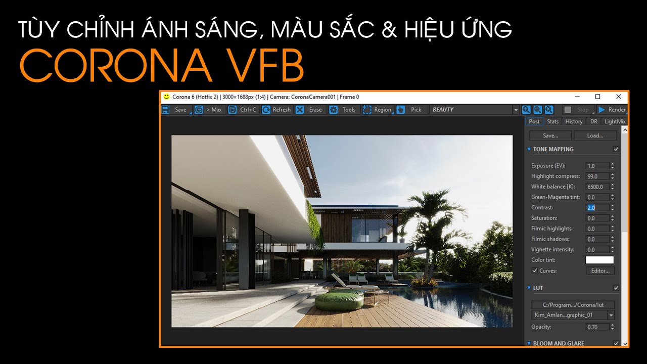 Corona Render | Tùy chỉnh khung Render Corona VFB - YouTube
