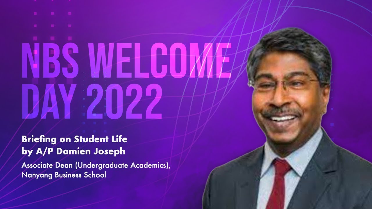 Briefing on Student Life by A/P Damien Joseph - YouTube