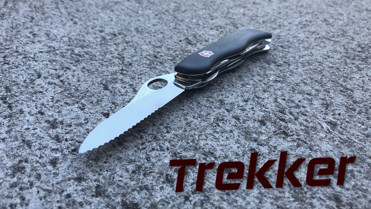Victorinox One-Hand Trekker Folding Knife - YouTube