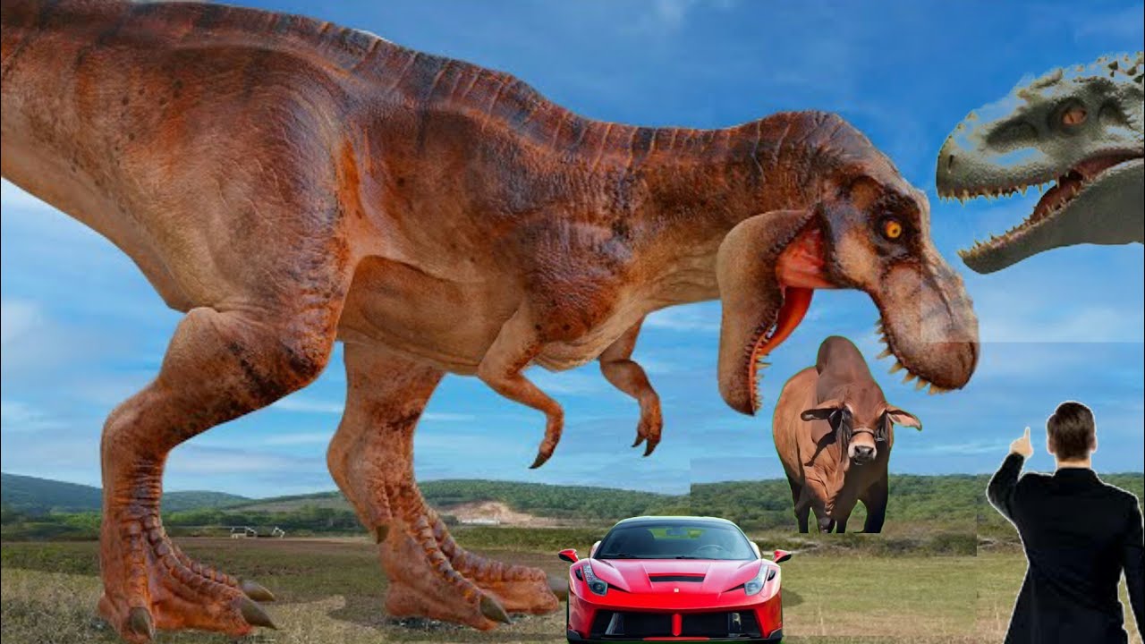 The Best of Dinosaur Attack | T-Rex vs Elephant | Jurassic Park Fan ...
