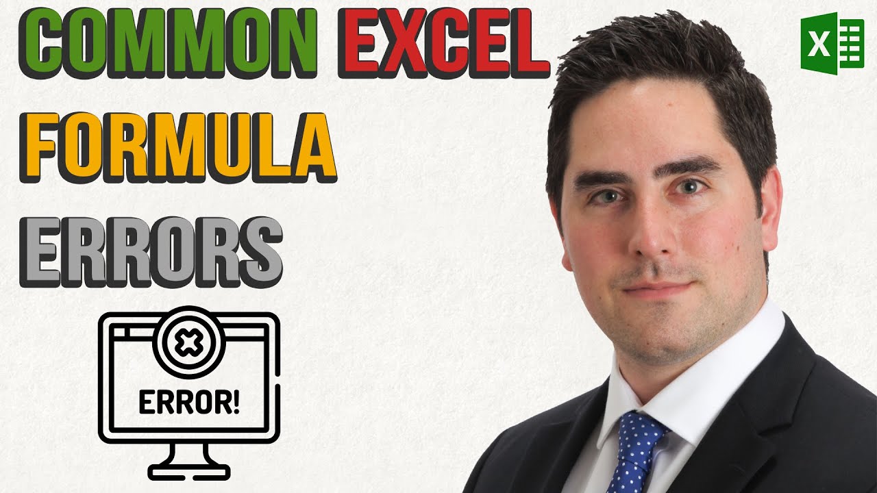 Common Excel Formula Errors YouTube Common Excel Formula Errors YouTube