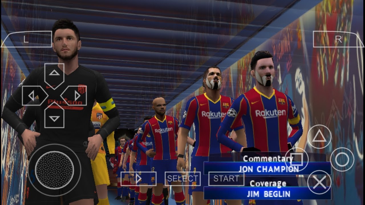 PES 2020 PPSSPP Android Offline Camera PS4 New Transfers Update & Best ...