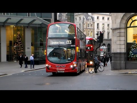 Buses at Old Broad Street / Threadneedle Street 07/12/2016 - YouTube