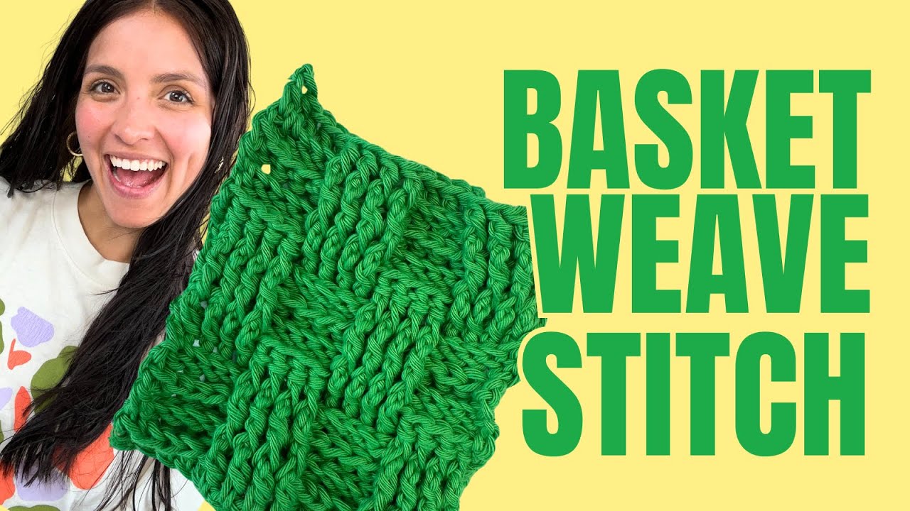 How to: Basketweave stitch - CROCHET TUTORIAL - YouTube