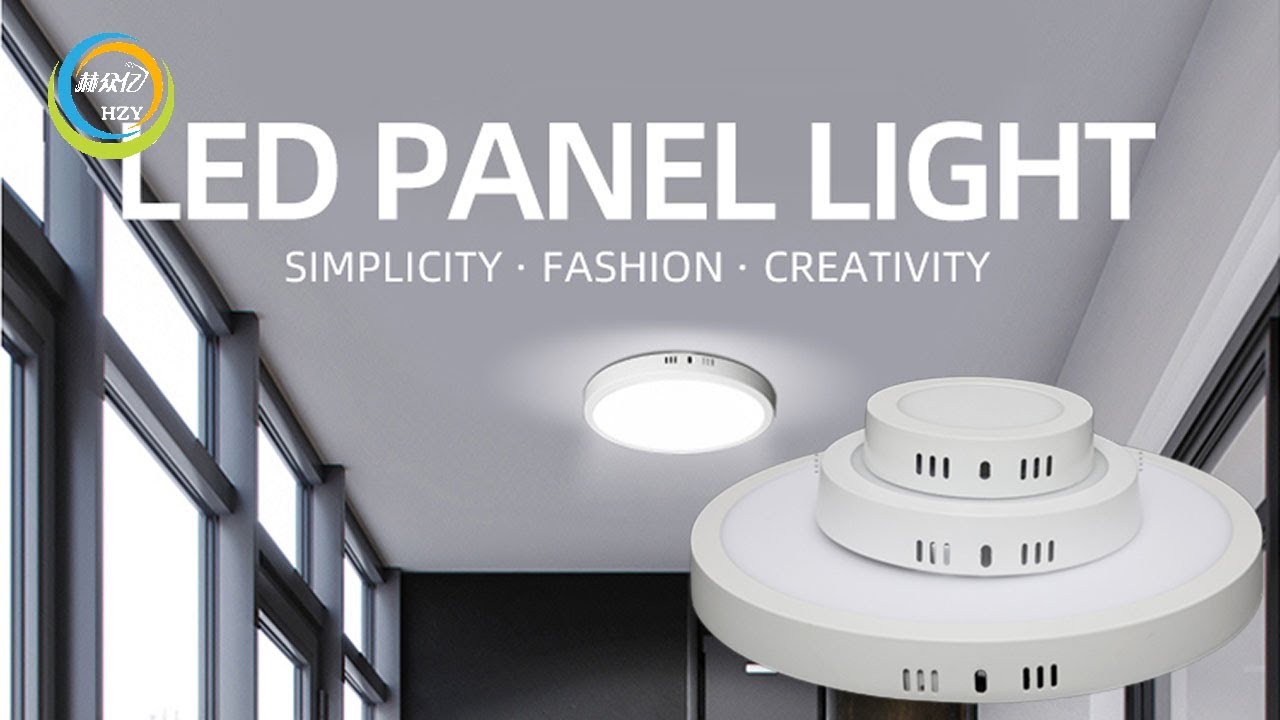 Hot selling aluminum frame surface mounted super bright ceiling round ...