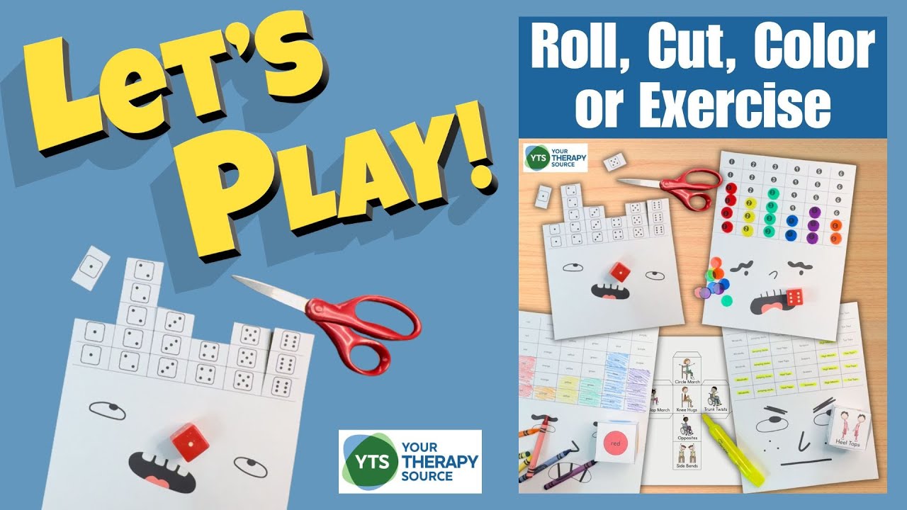Fine Motor and Gross Motor Game - YouTube