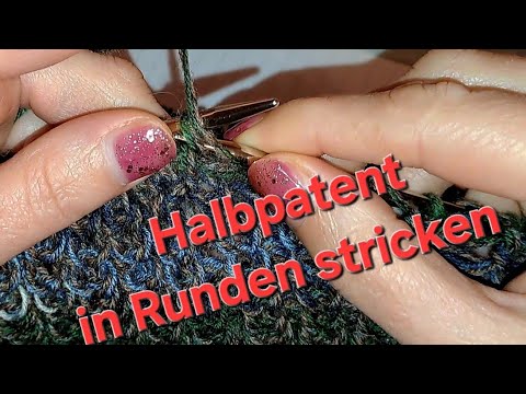 Halbpatent Muster in Runden + Abnahmen für eine Mütze im Halbpatent ...