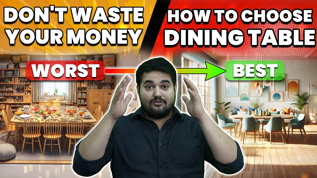 4 Amazing Tips to Buy the Perfect Dining Table 🍽️| Interior Coach - YouTube