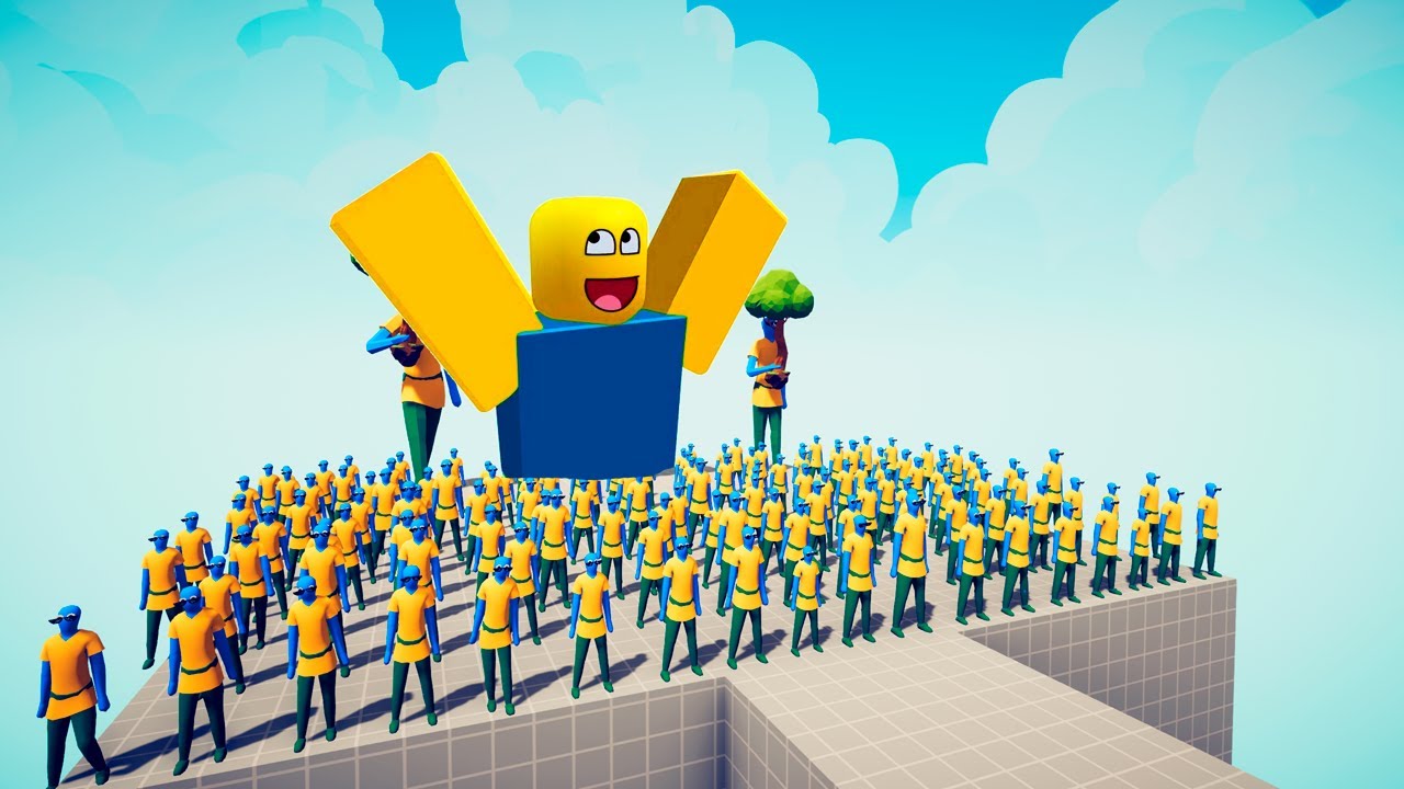 200x ROBLOX NOOBS +3x GIANT vs EVERY GOD - Totally Accurate Battle ...