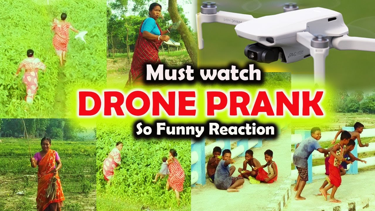 DRONE PRANK | SO FUNNY REACTION | EPISODE-16 | ROY2JOY | - YouTube